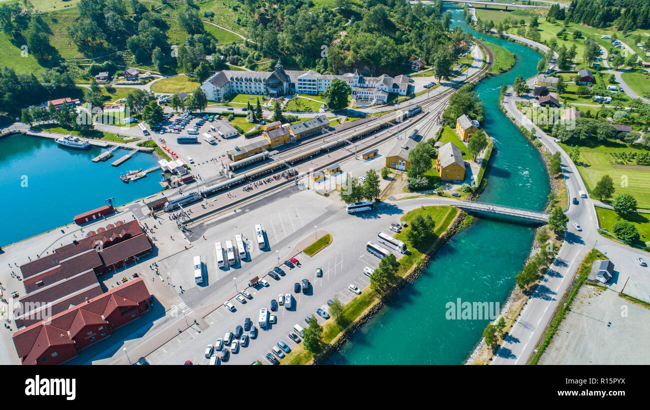 The Flam Railway. Flam, Norway Stock Photo - Alamy