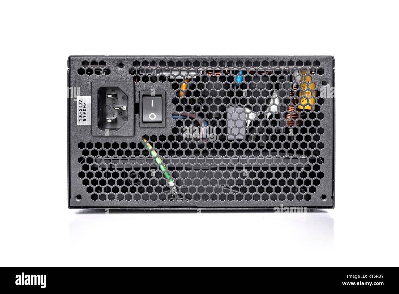 Power supply for computer isolated on white background Stock Photo - Alamy