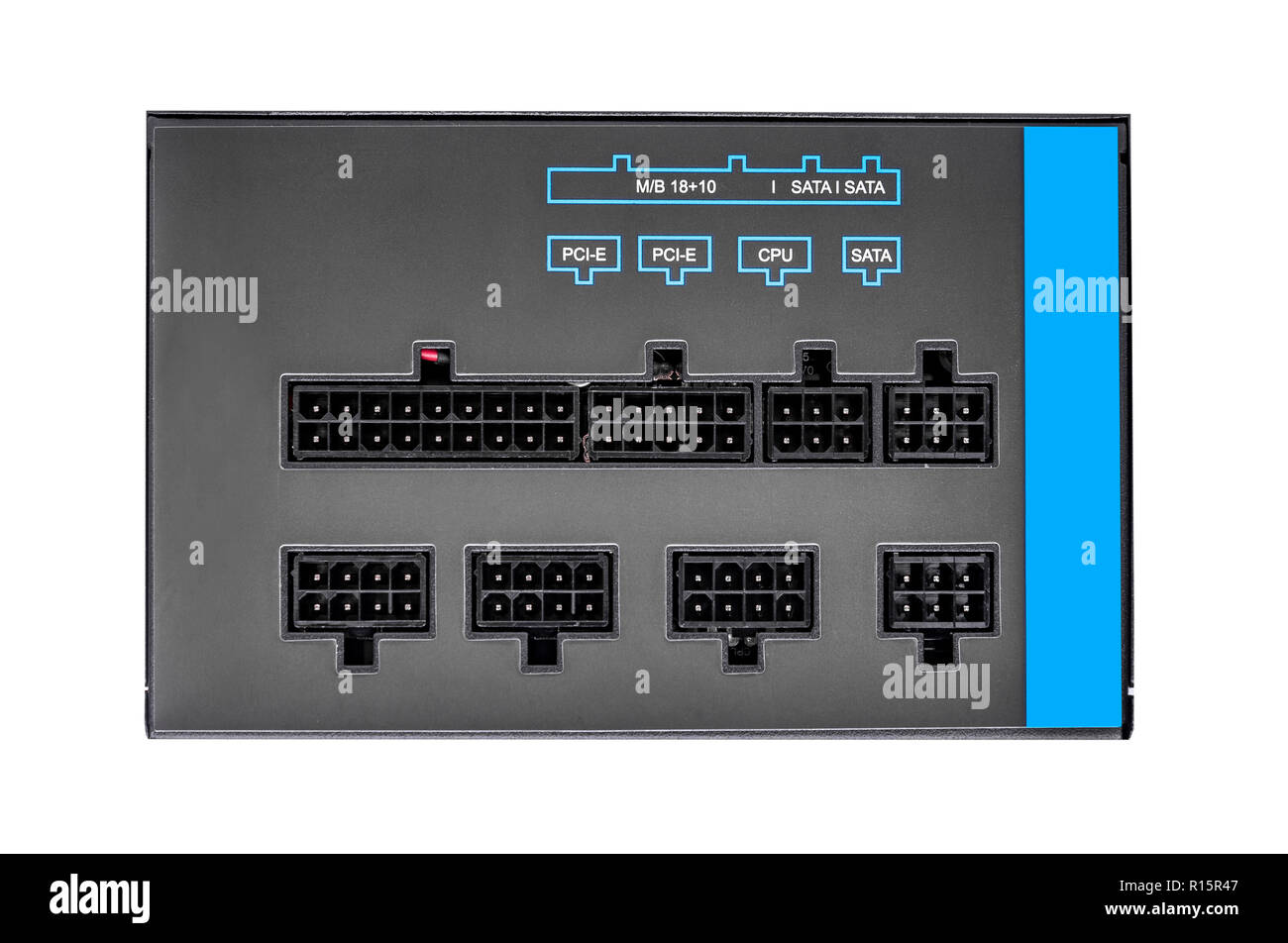 Power supply for computer isolated on white background Stock Photo - Alamy