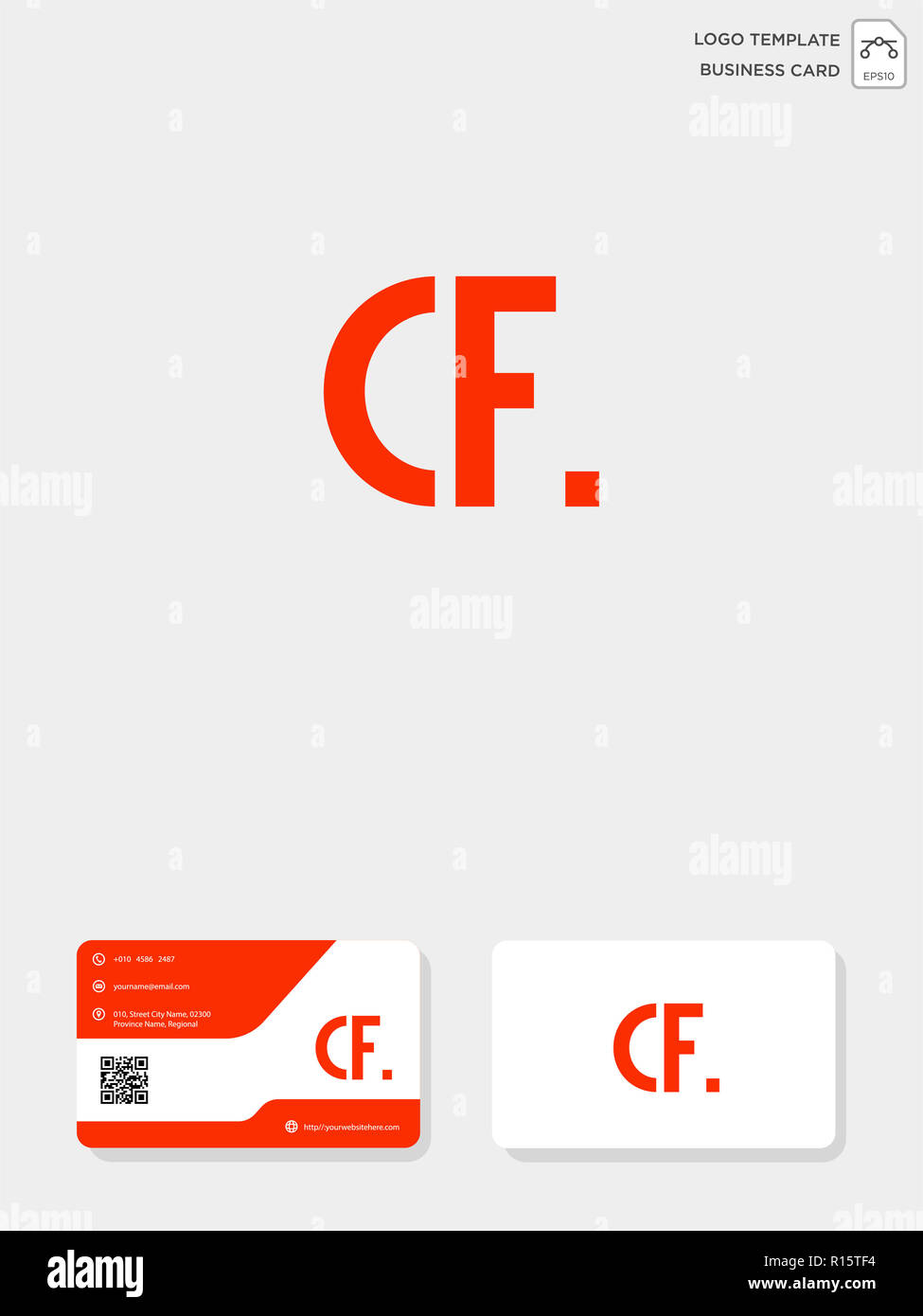 Letter cf logo hi-res stock photography and images - Alamy