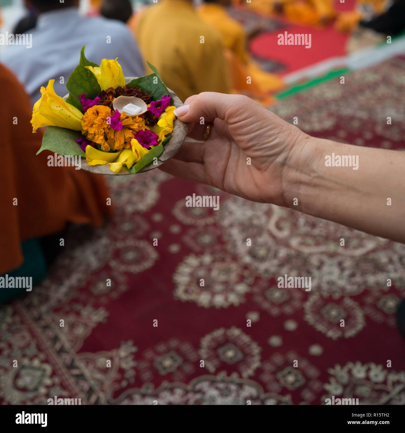 Aarti plate hi-res stock photography and images - Alamy