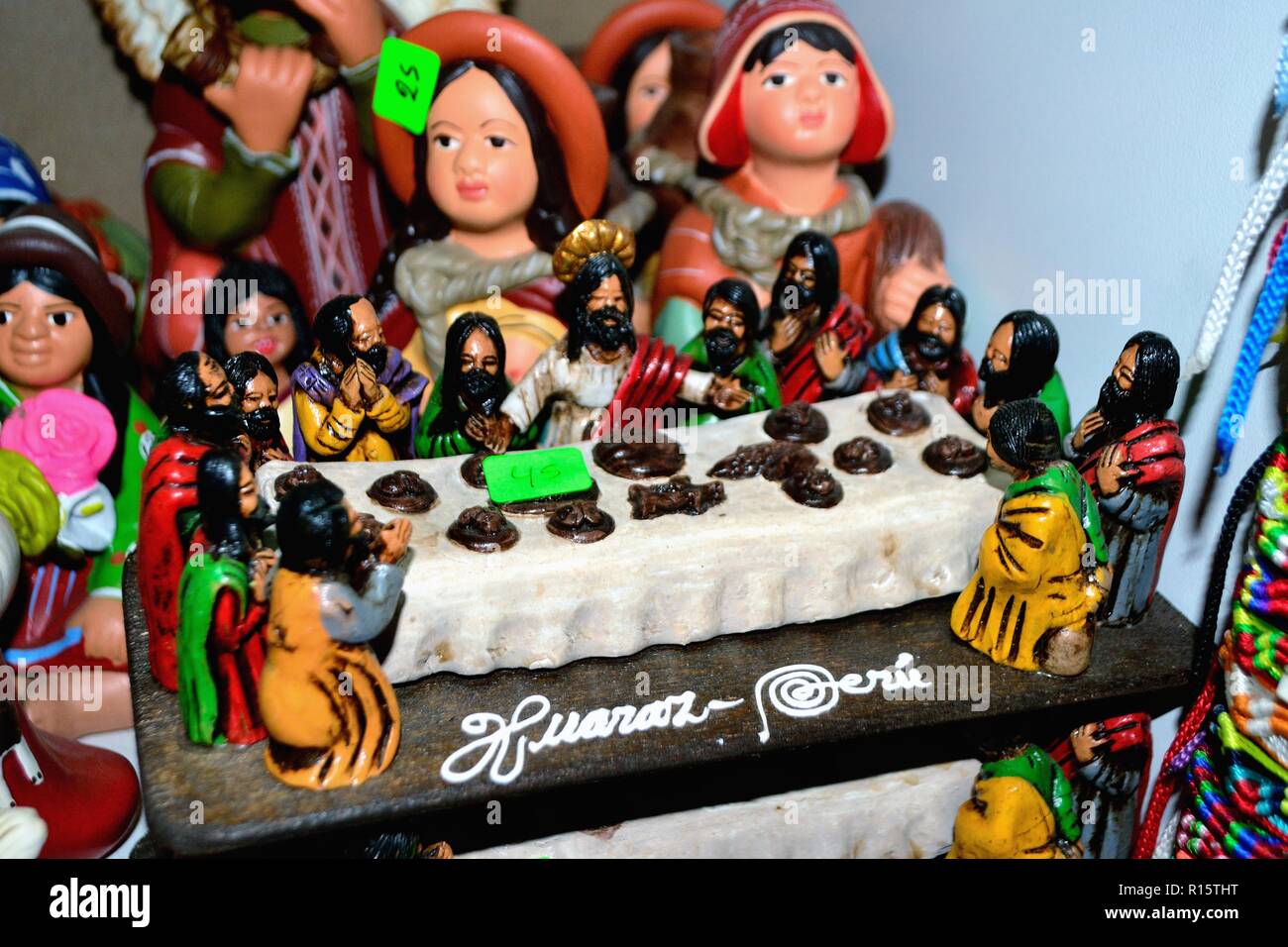 Last Supper of Jesus - Market in HUARAZ. Department of Ancash.PERU ...