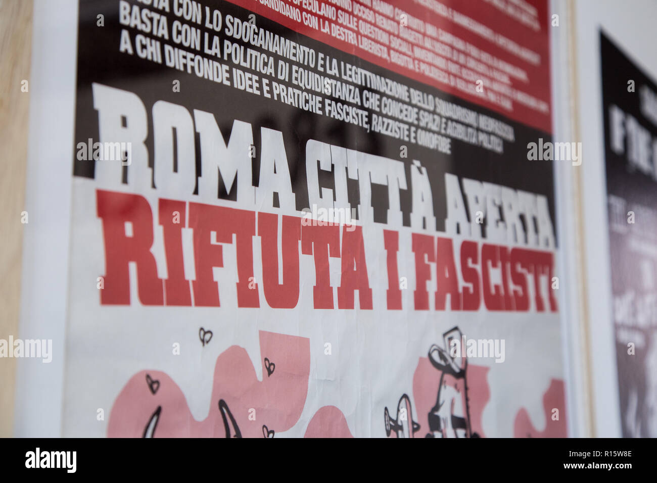 Roma, Italy. 09th Nov, 2018. Inauguration of the exhibition "Zerocalcare Scavare Fossati ...