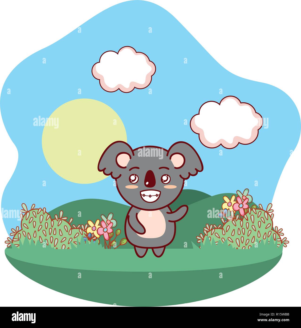 Smiling koala Stock Vector Images - Alamy