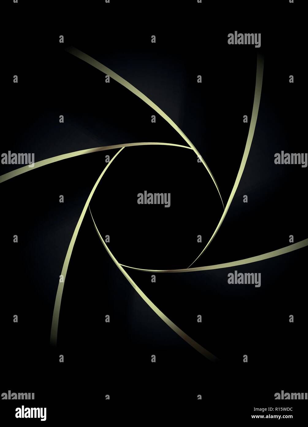 Gold lens Stock Vector Images - Alamy