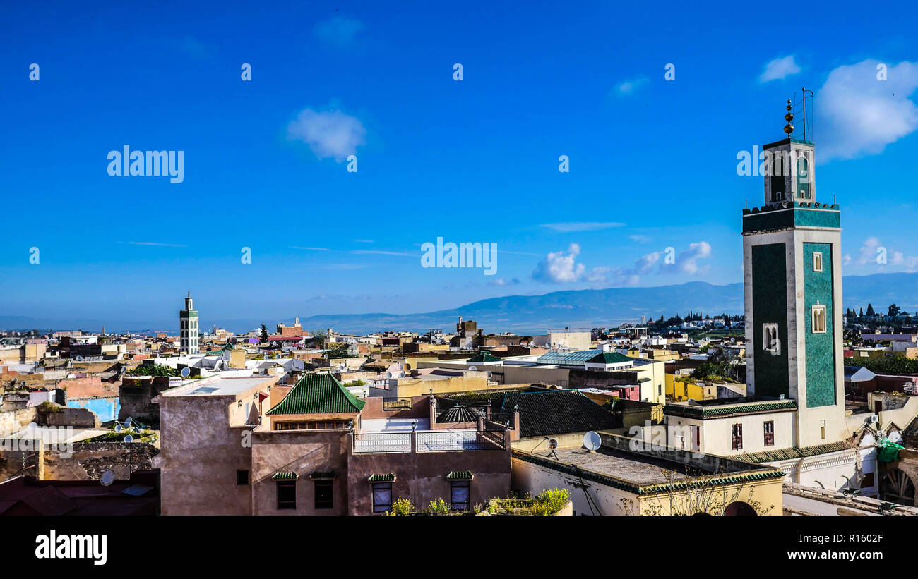 Morocco Meknes Skyline Stock Photo - Alamy