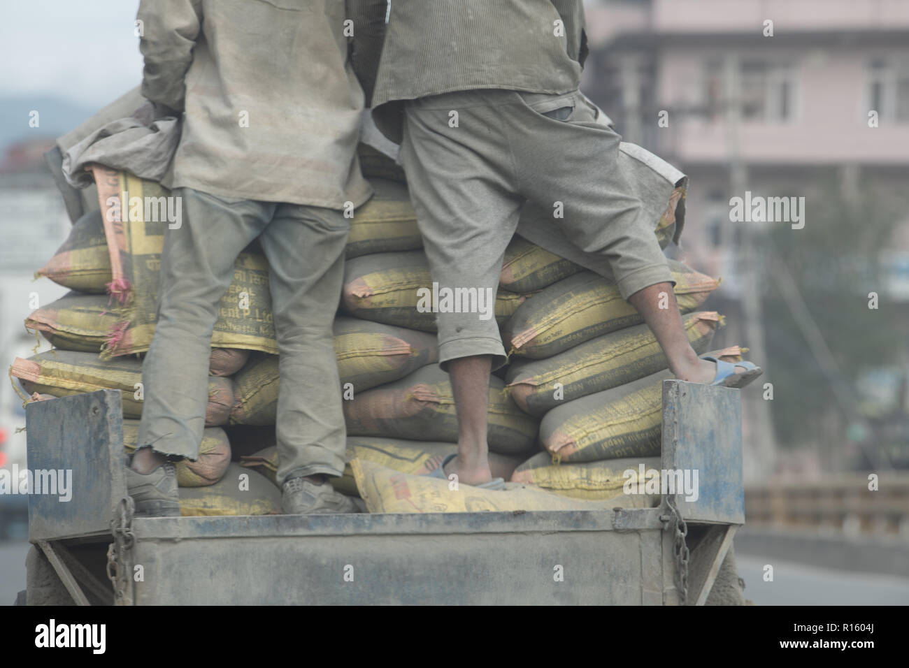 Men at Work Stock Photo - Alamy