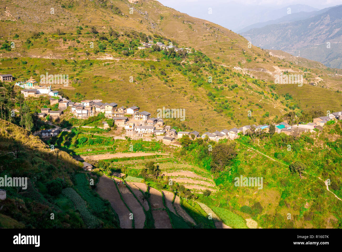 Village in Jaunsar-Bawar, Uttrakhand, India Stock Photo - Alamy