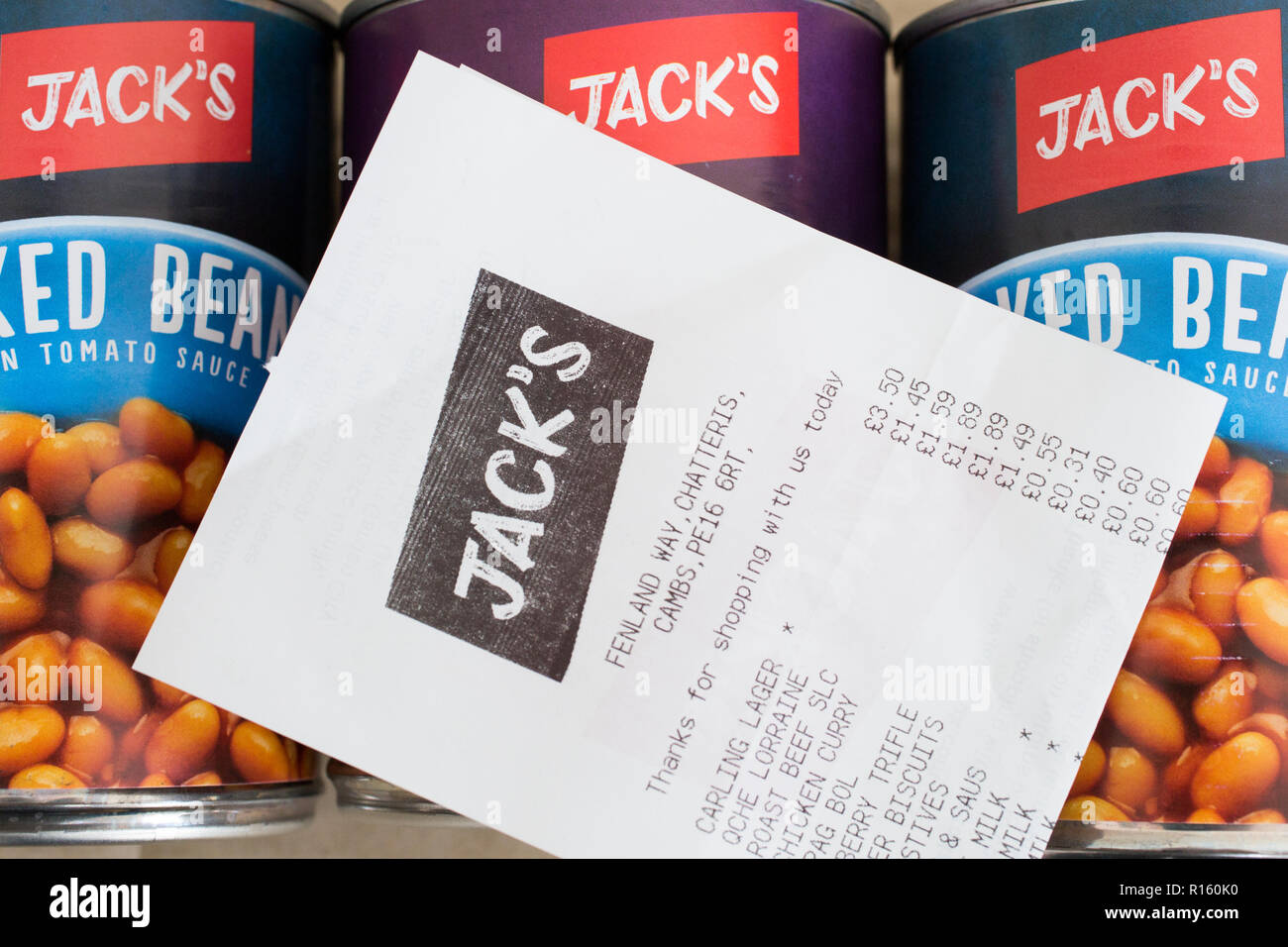 Tesco receipt hi-res stock photography and images - Alamy
