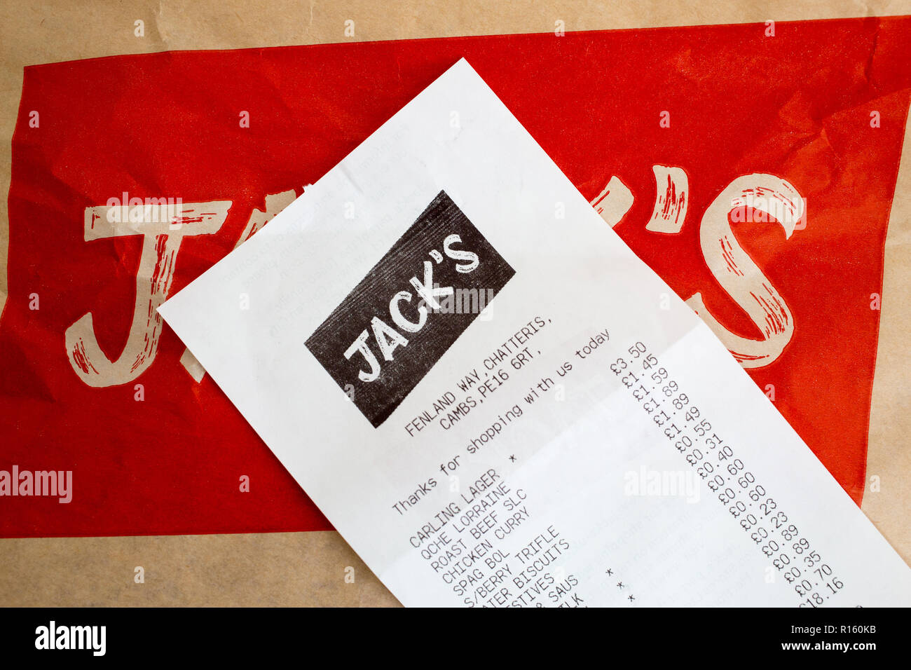 Tesco receipt hi-res stock photography and images - Alamy