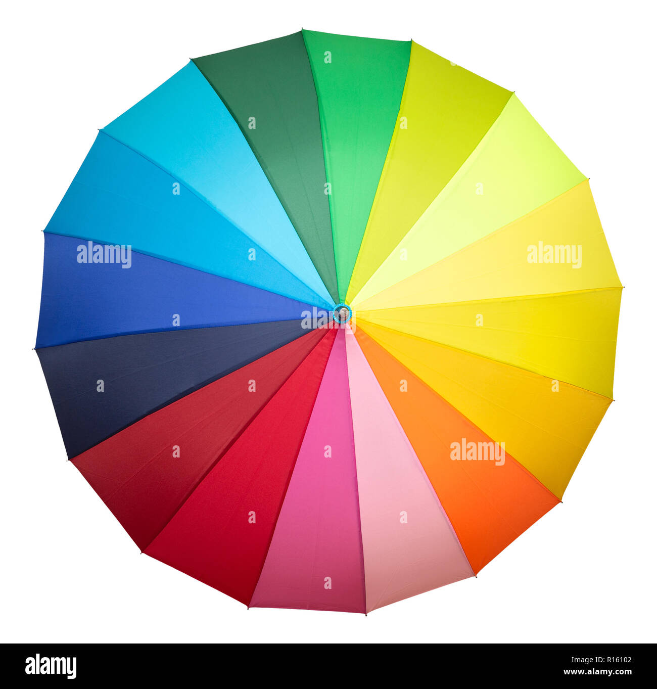 Umbrella top view Cut Out Stock Images & Pictures - Alamy