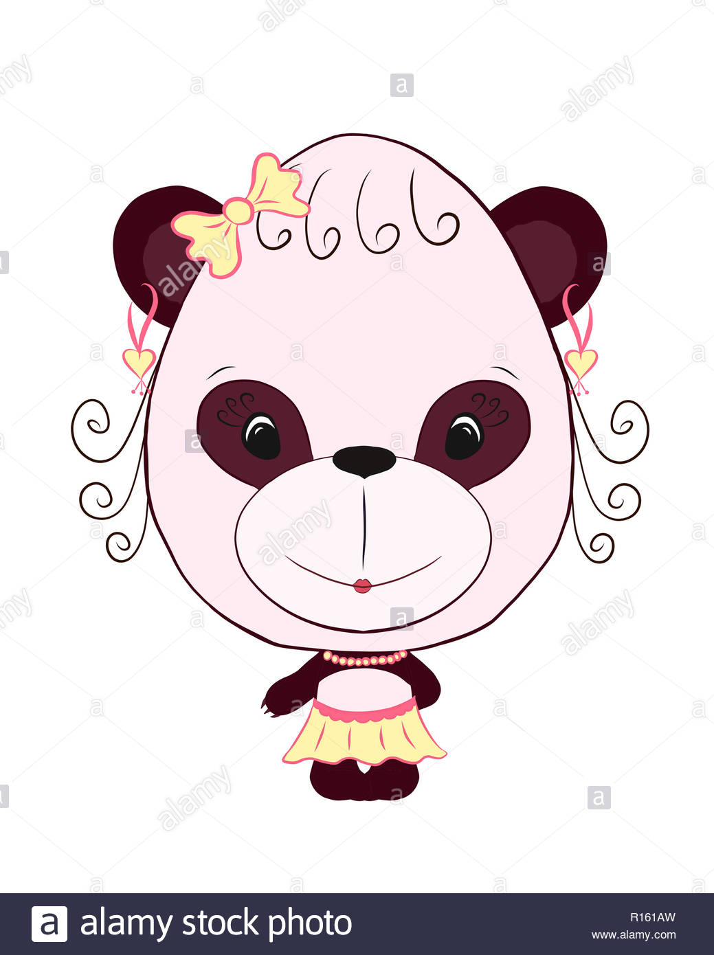 Cute Panda Girl Cartoon Stock Photos & Cute Panda Girl Cartoon Stock ...