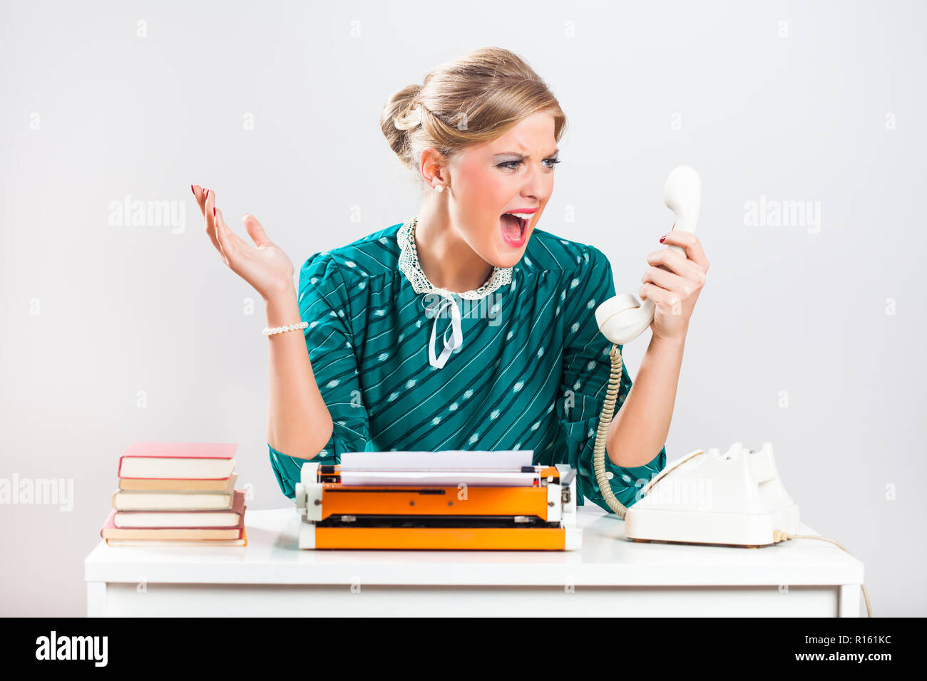 Frustration at work Stock Photo - Alamy
