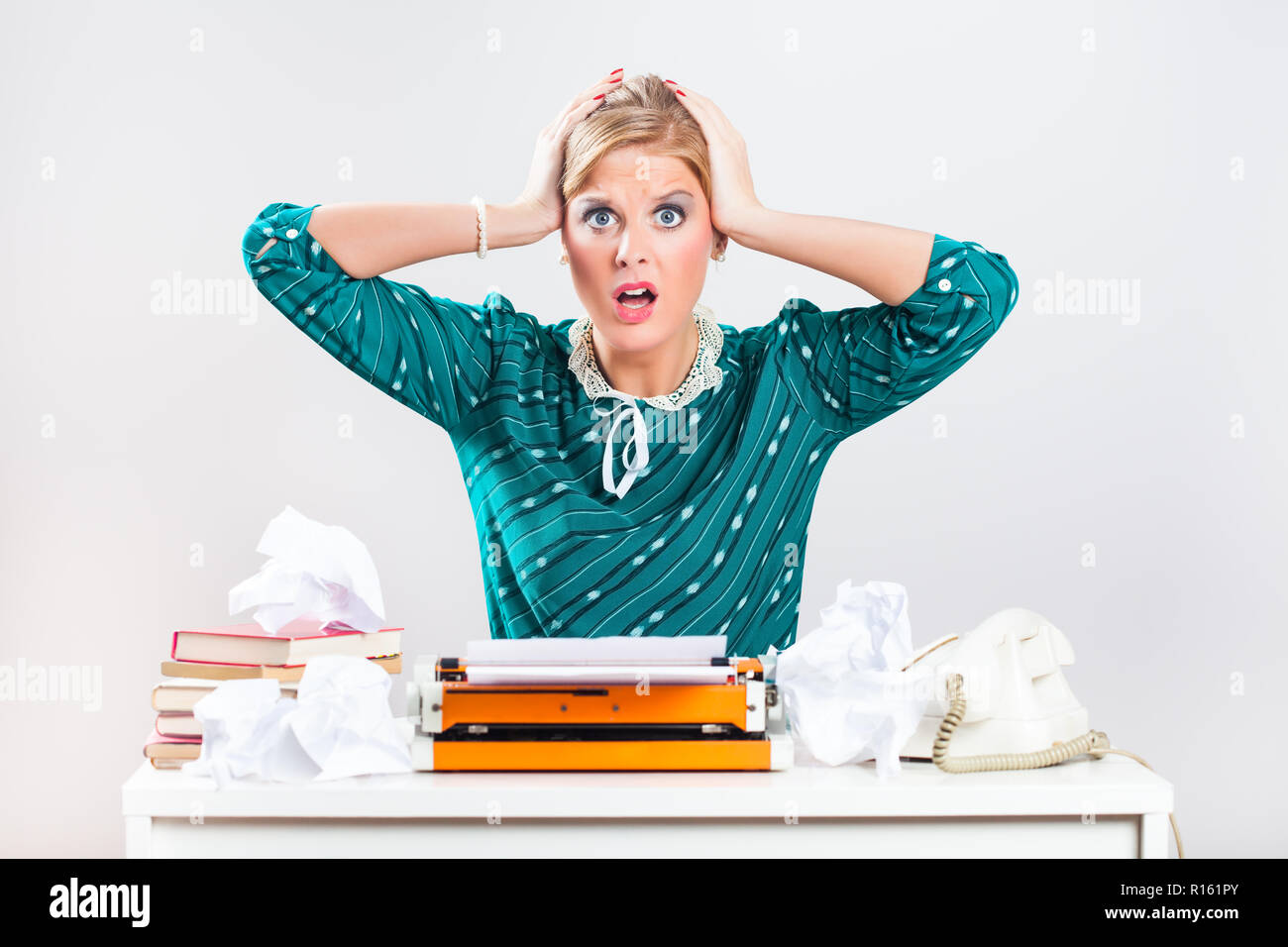 1950s office chaos hi-res stock photography and images - Alamy