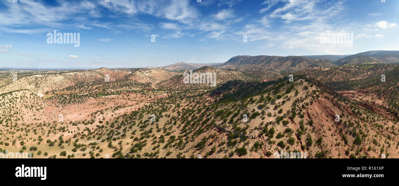 Mountains with argan trees in Morocco Stock Photo - Alamy