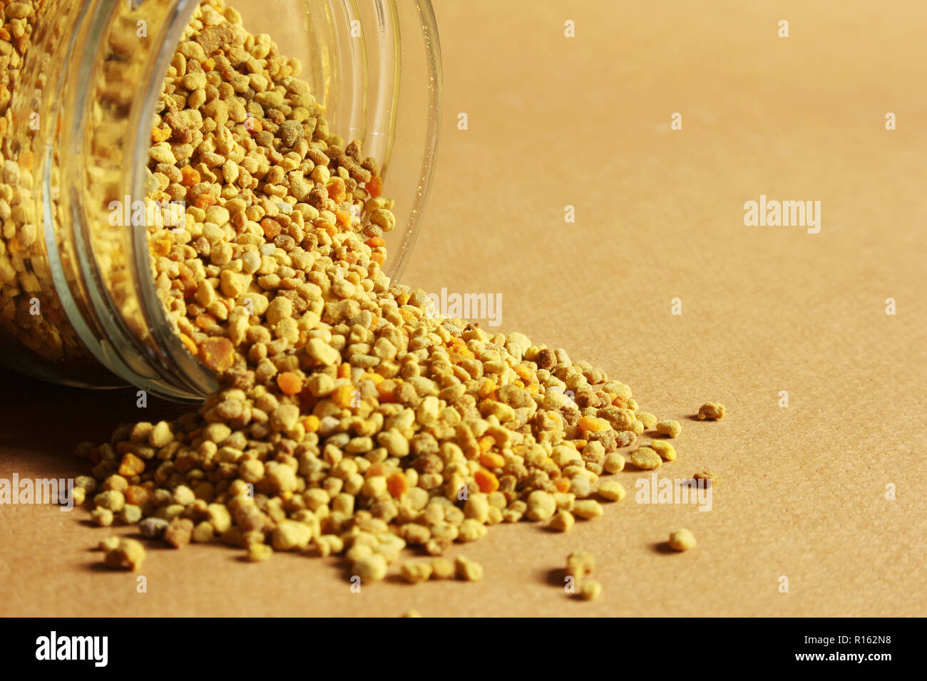Raw Organic Yellow Bee Pollen Stock Photo - Alamy