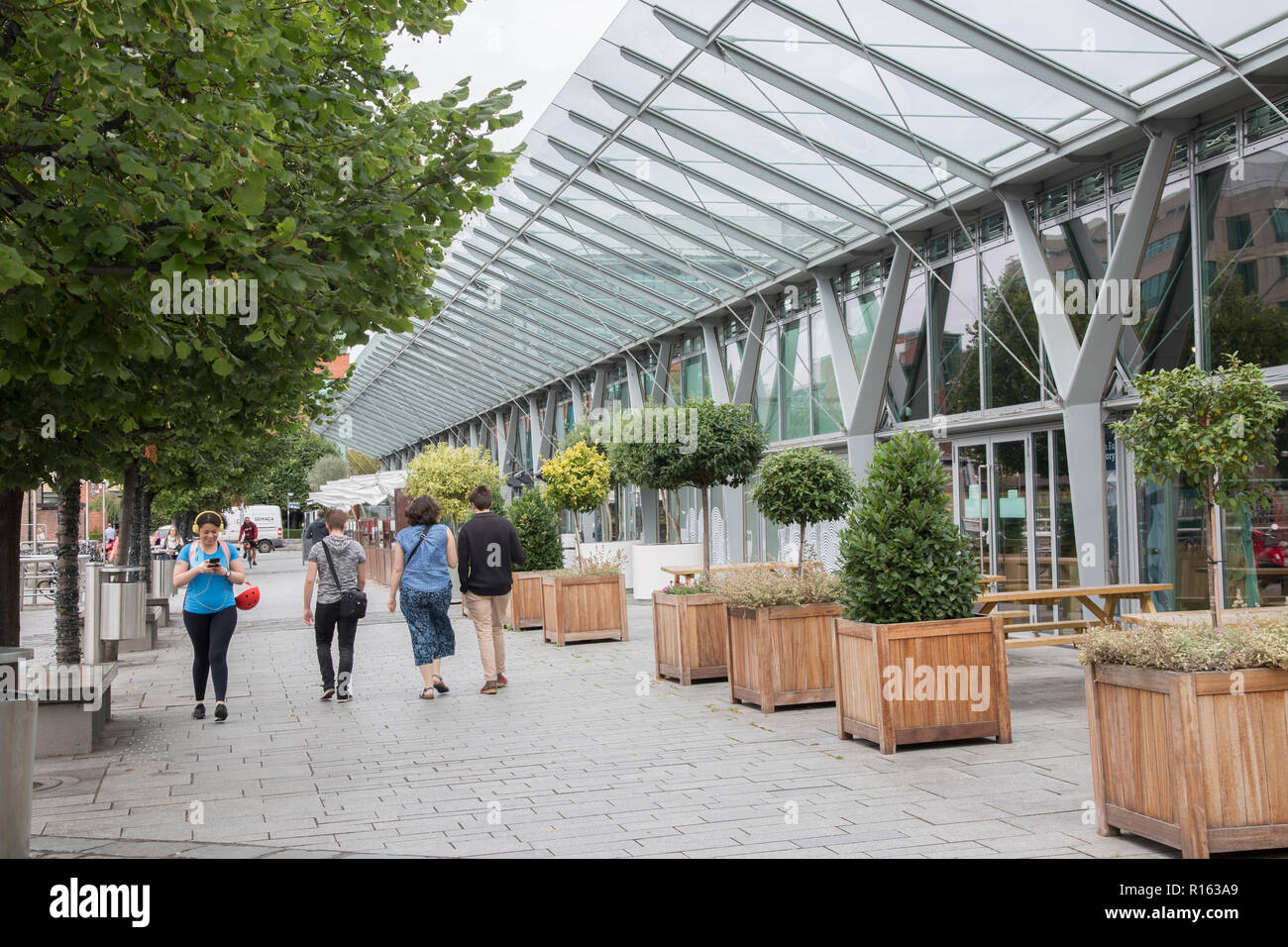 Custom House Quay, North Dock, Dublin, Ireland Stock Photo - Alamy