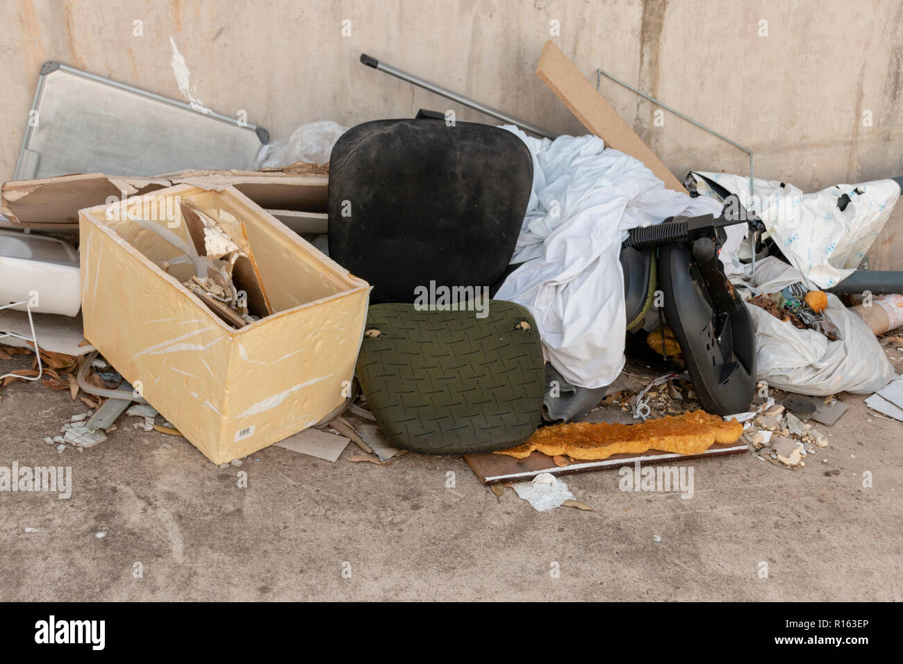 a close up of a pile of rubbish Stock Photo - Alamy