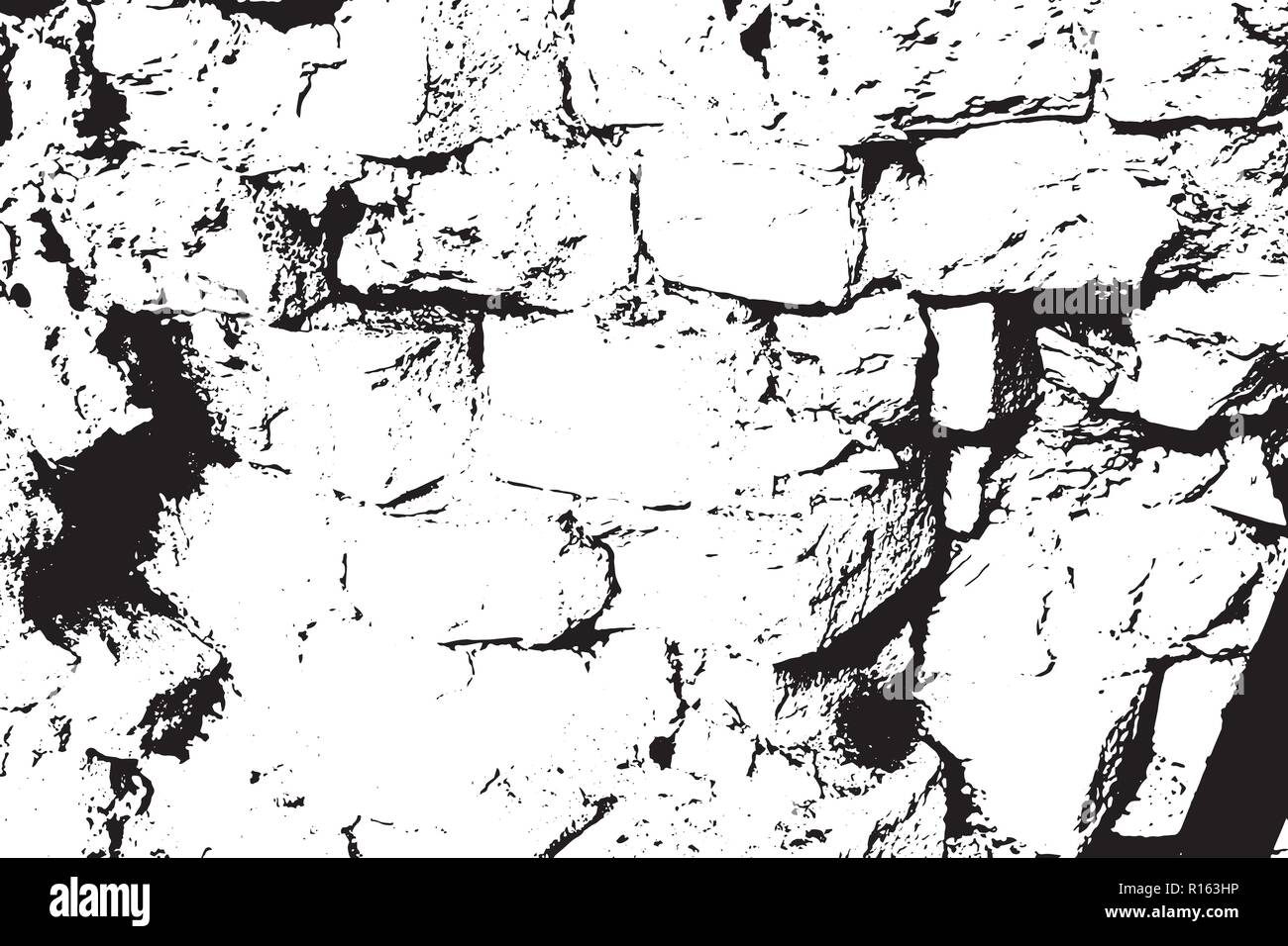 Black brick wall texture vector Stock Vector Images - Alamy