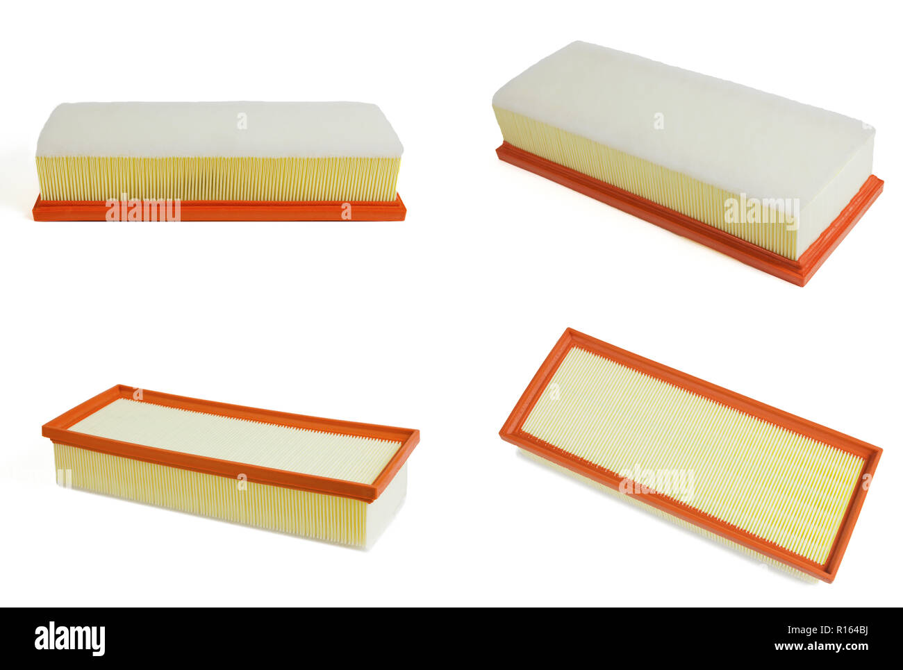 Auto spare parts air filter isolated on white background Stock Photo ...