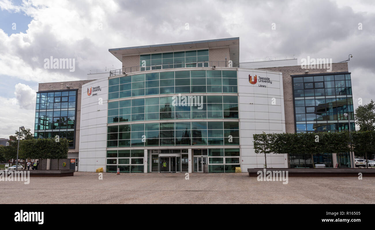 The Teesside University library building in Middlesbrough,England,UK ...