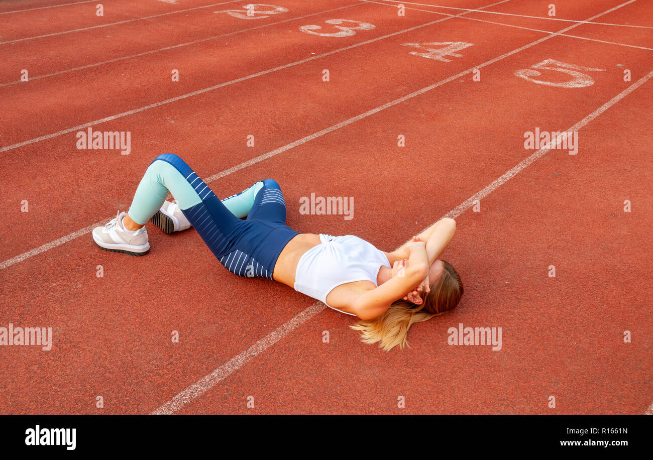 Relaxing after a day at the track hi-res stock photography and images ...
