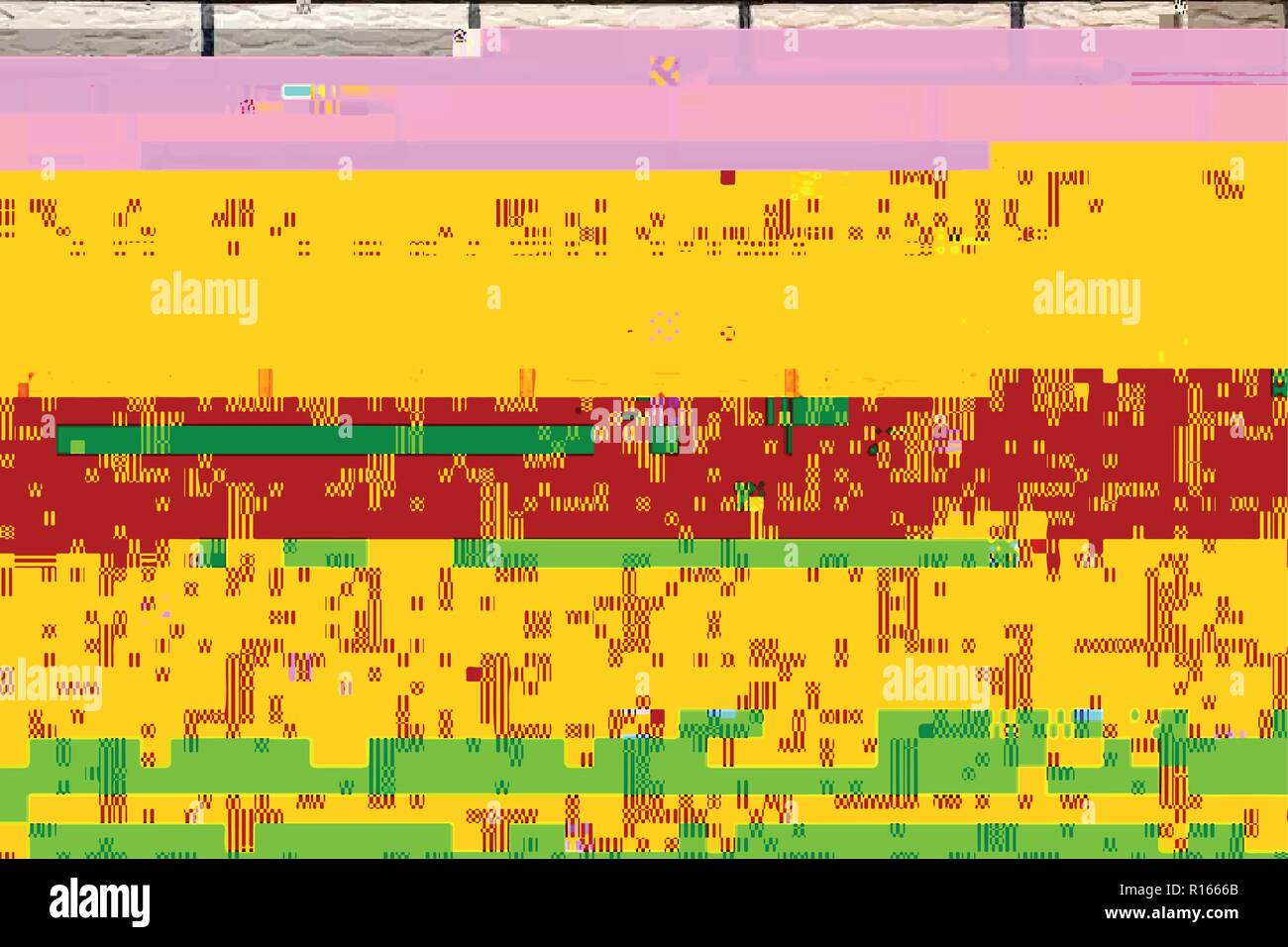 Abstract fantastic glitched background, vector geometric pattern. EPS10 ...