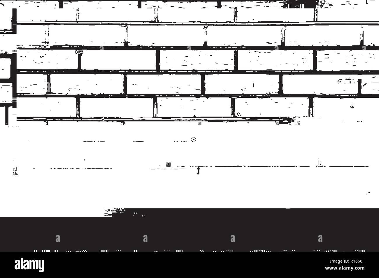 Grunge glitched black and white background. Glitch overlay distress ...