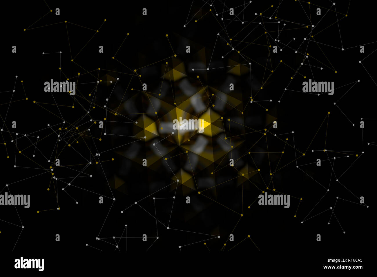 Abstract geometry surfaces, lines and points background Stock Photo - Alamy