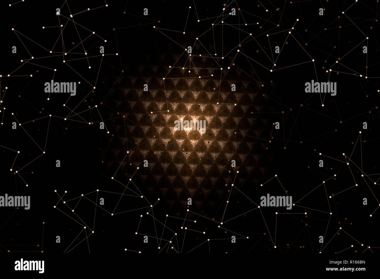 Abstract geometry surfaces, lines and points background Stock Photo - Alamy