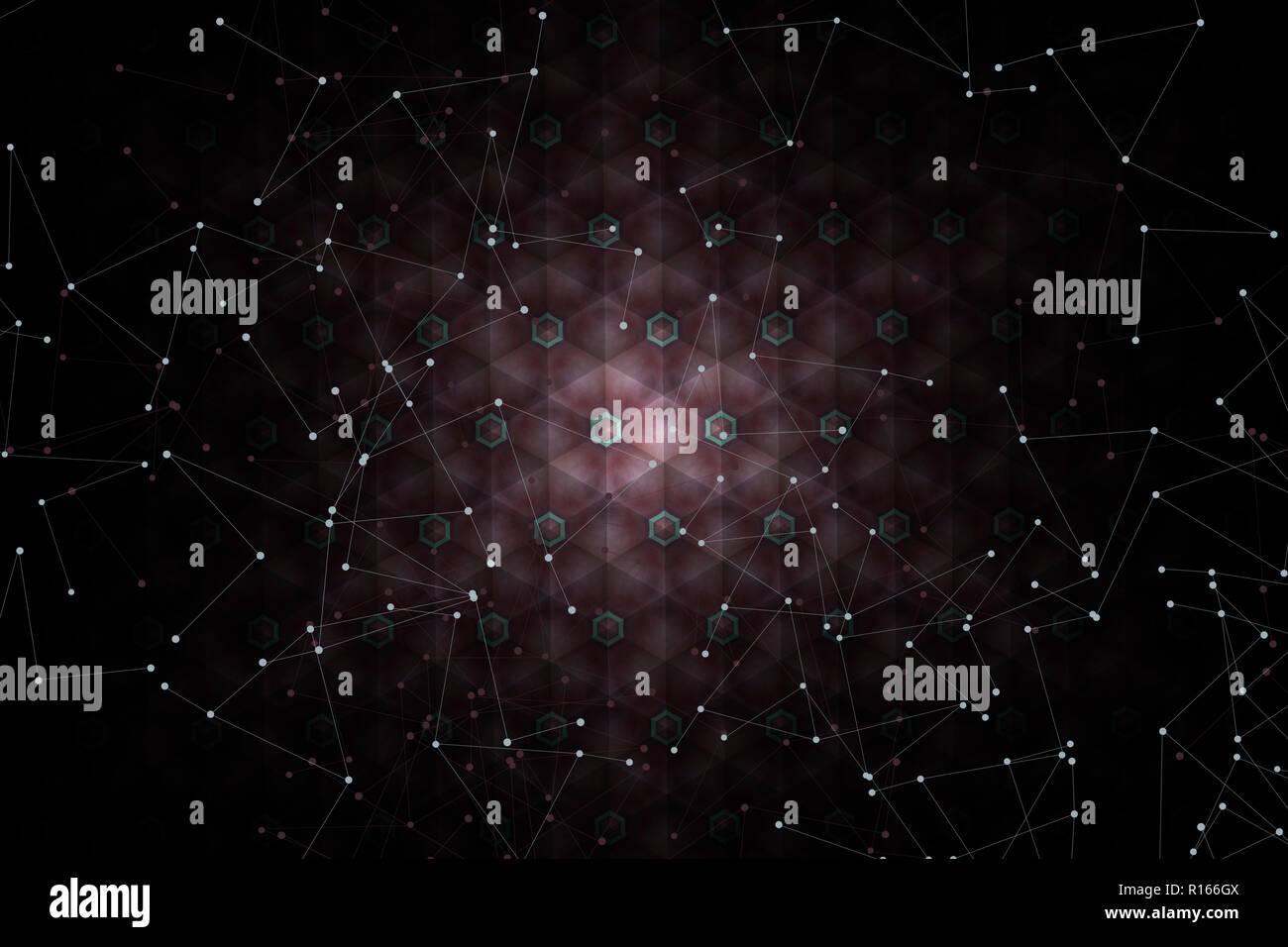 Abstract geometry surfaces, lines and points background Stock Photo - Alamy