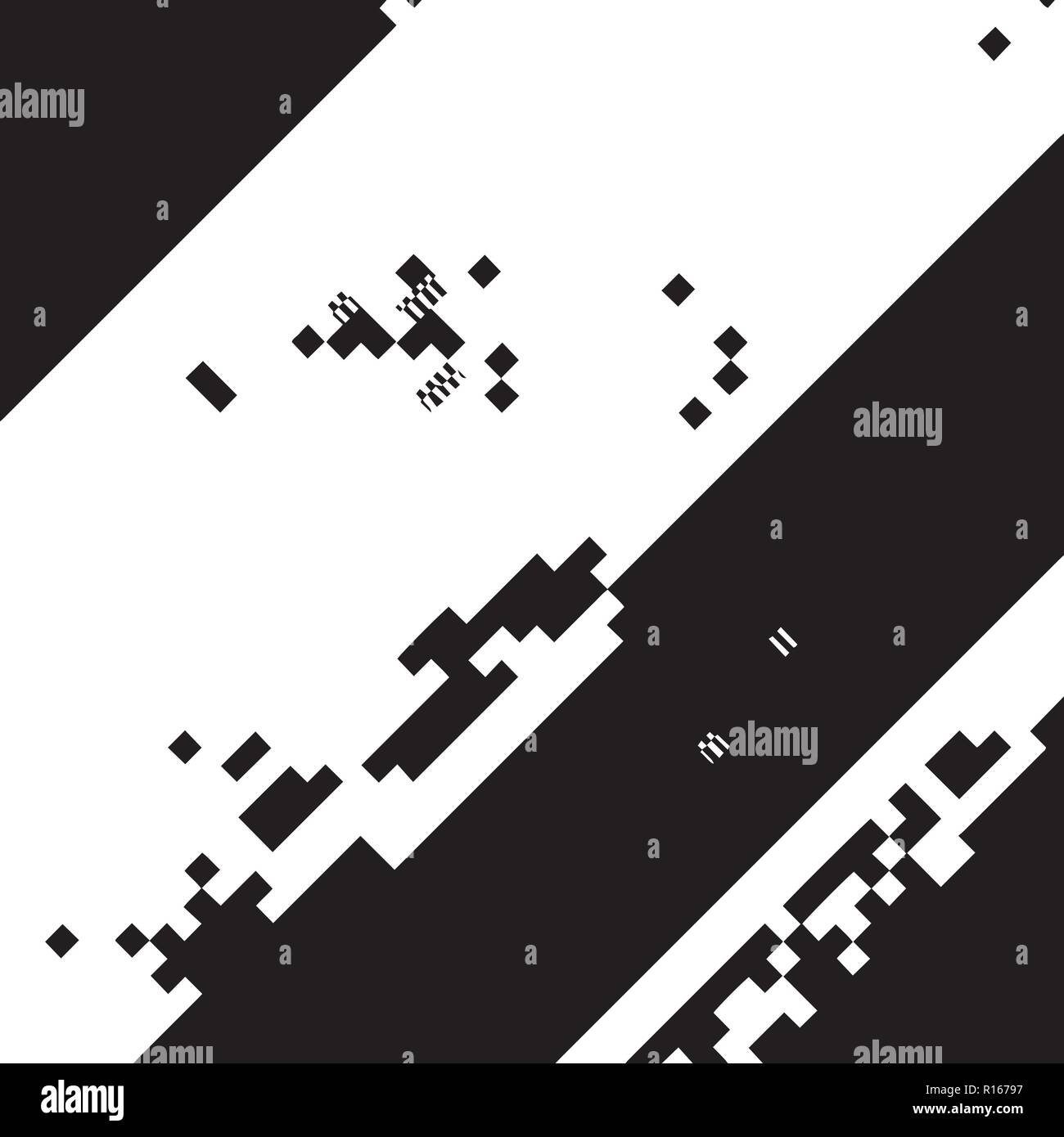 Distress pixelated digital error background. Glitch Grunge Overlay ...