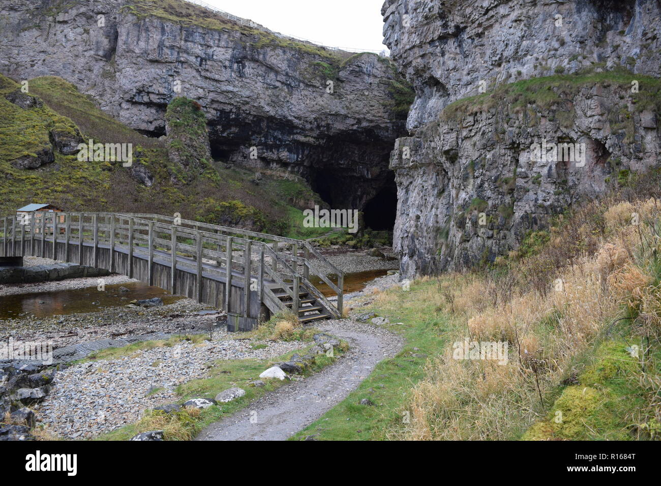 caves smoo cave durness Scotland beaches Stock Photo - Alamy