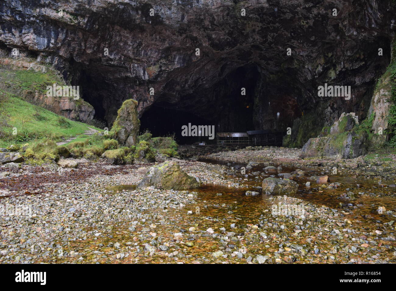 caves smoo cave durness Scotland beaches Stock Photo - Alamy