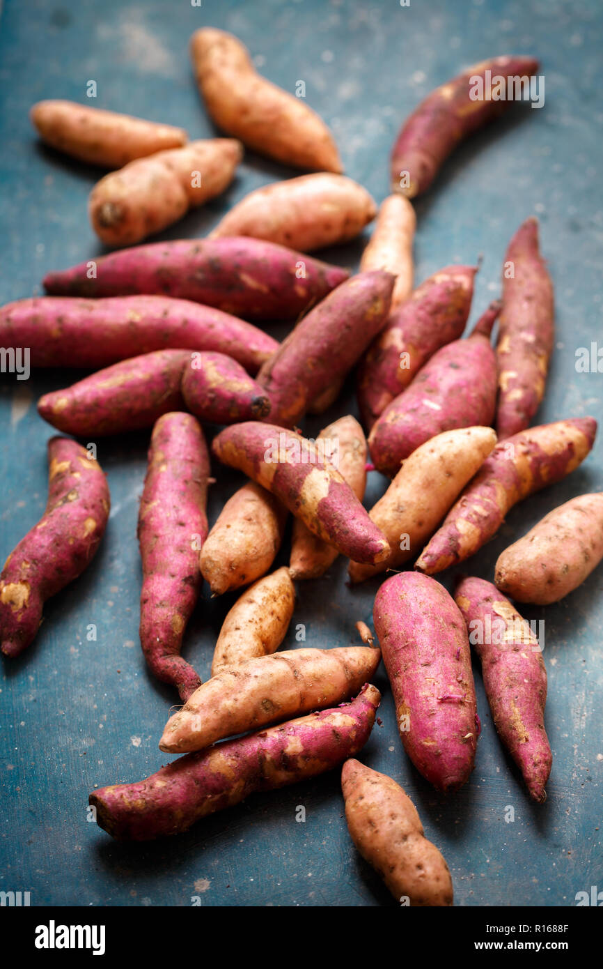 colored sweet potato Stock Photo - Alamy