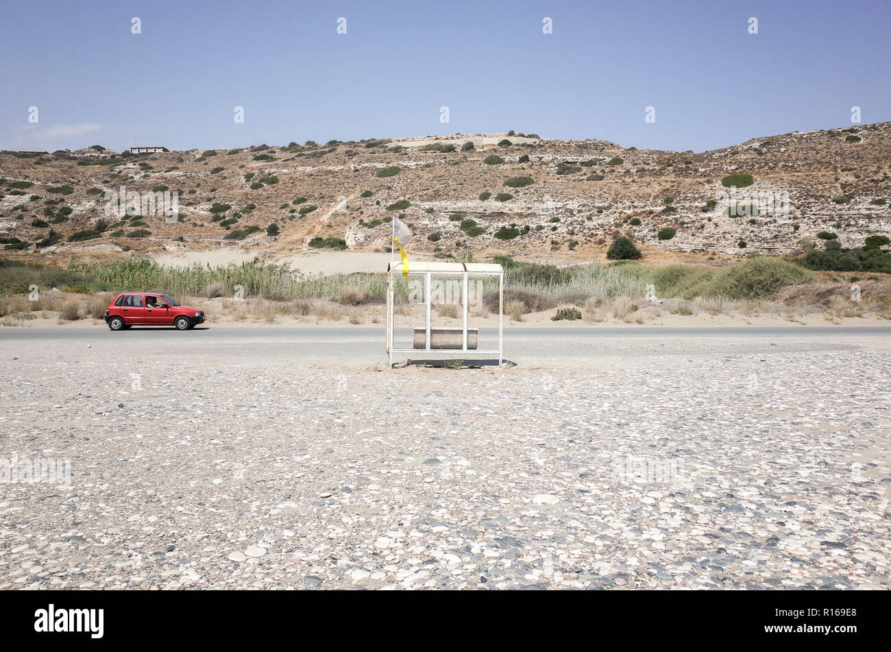 Landscape of Kourion Beach, Cyprus Stock Photo - Alamy
