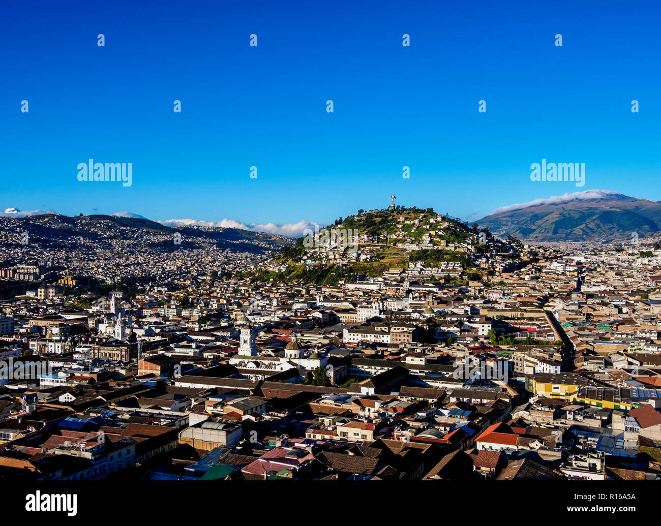 Old town and el panecillo hi-res stock photography and images - Alamy