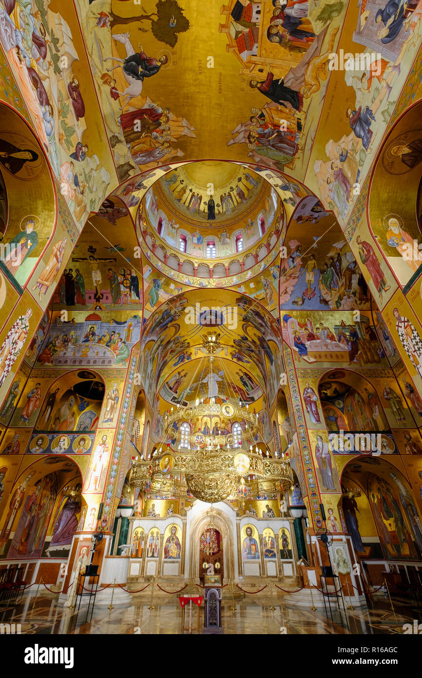Interior, Serbian Orthodox Resurrection Cathedral, Saborni Hram ...