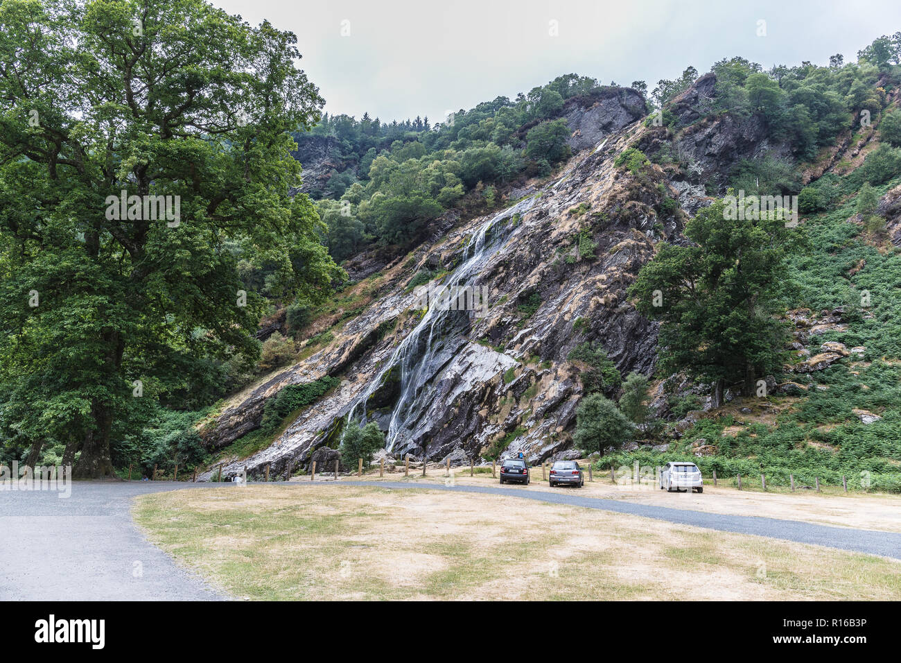 Ireland Wicklow Powerscourt Waterfall Stock Photo - Alamy