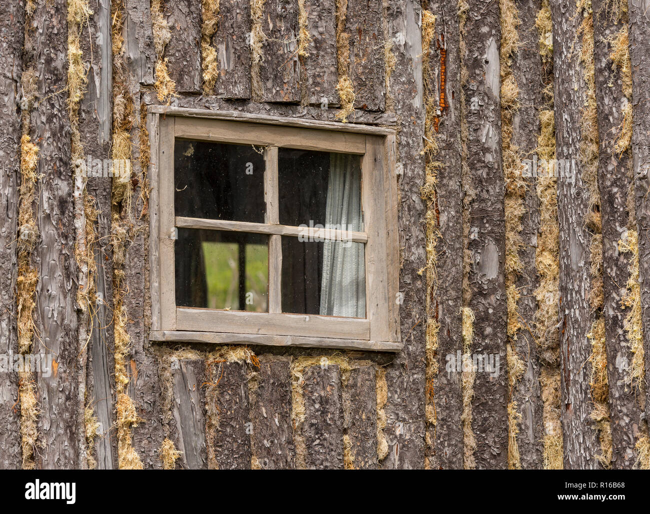 CAPE RANDOM, NEWFOUNDLAND, CANADA - Cabin window, Random Passage movie ...