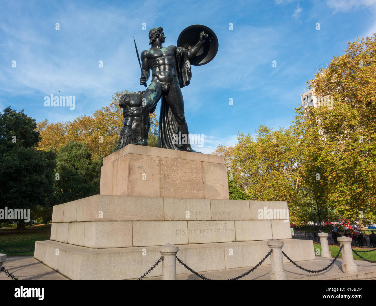 Statue of achilles hyde park london hi-res stock photography and images ...