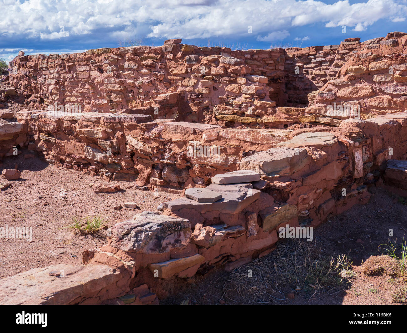 Ruins, Homolovi II site, Homolovi Ruins State Park, Winslow, Arizona ...