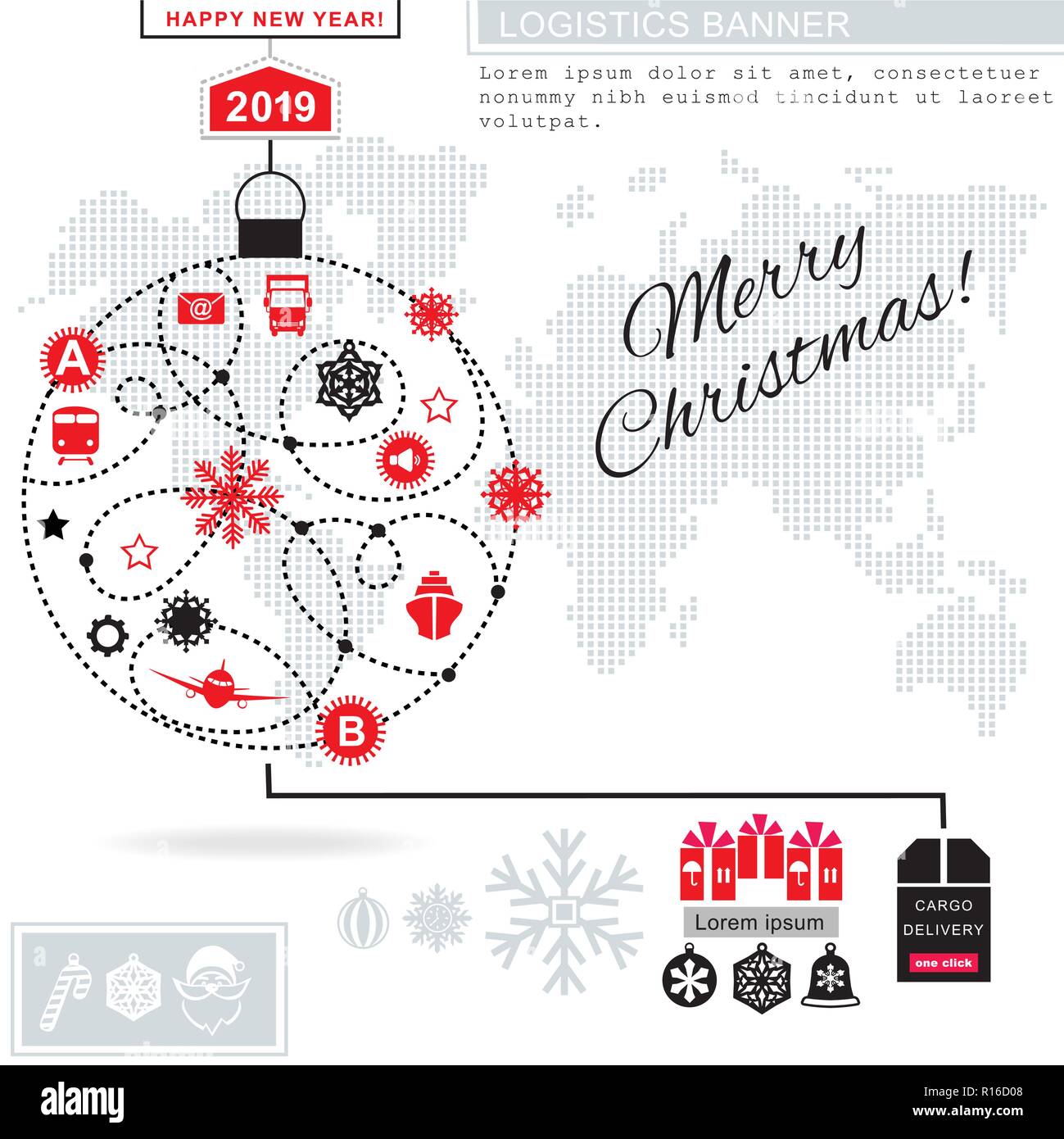 Merry Christmas Logistics High Resolution Stock Photography and Images ...