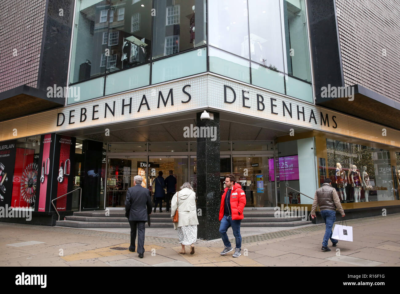 Debenhams department store london wide hi-res stock photography and ...