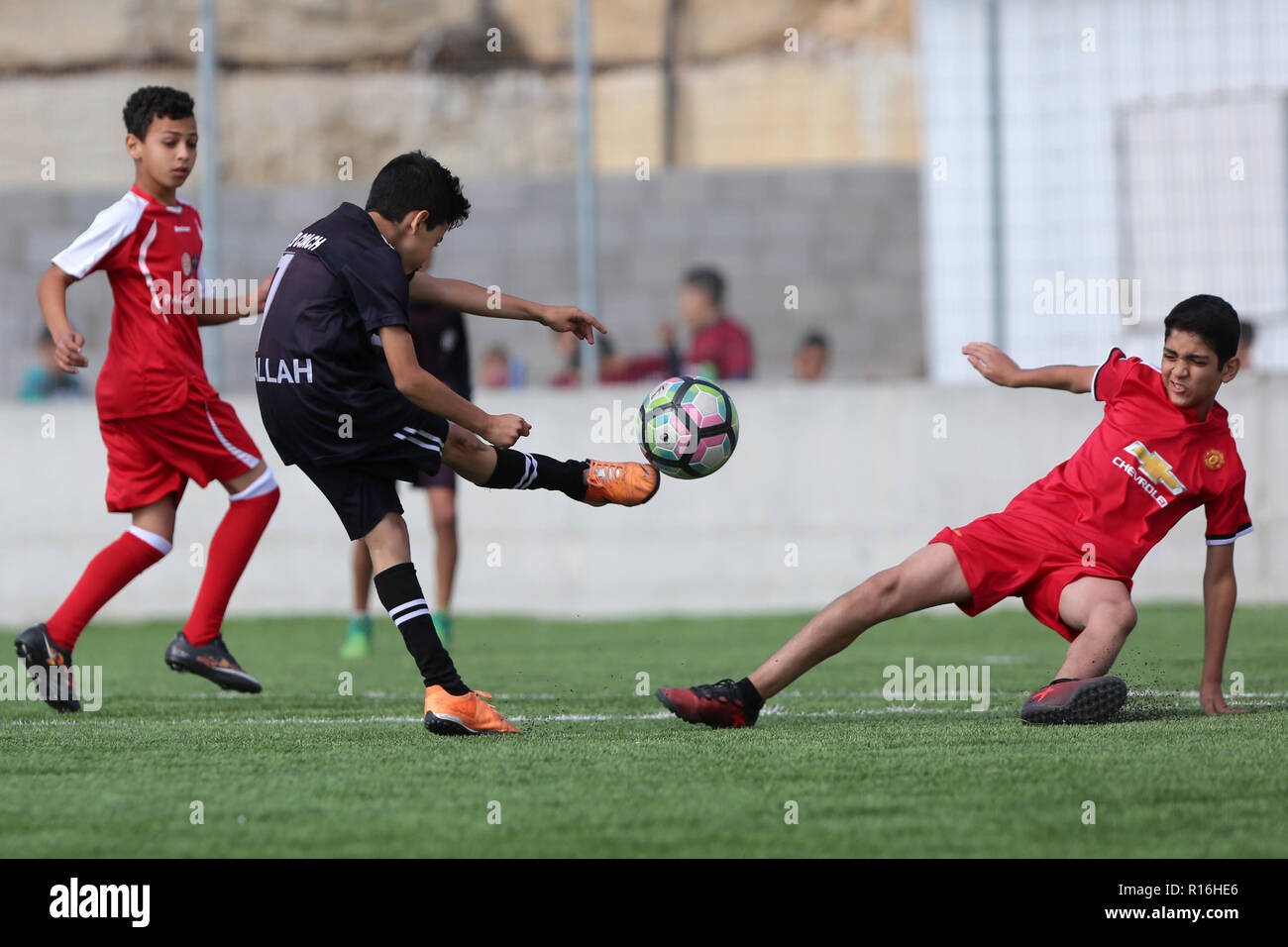 Ramallah, West Bank, Palestinian Territory. 9th Nov, 2018. Palestinian ...