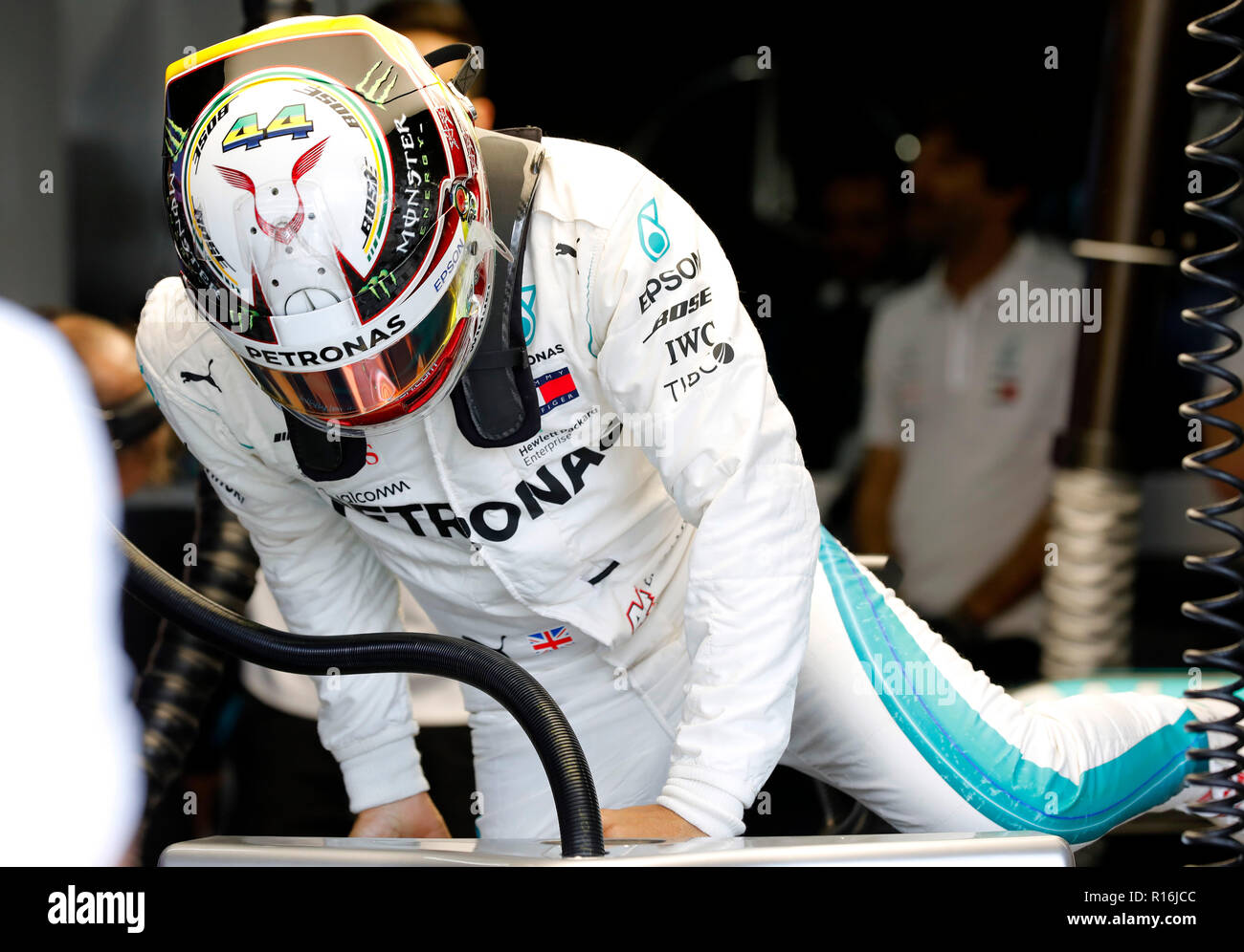 Sao Paulo, Brazil. 09th Nov, 2018. GRANDE PRÊMIO DO BRASIL DE F'RMULA 1 2018 - Lewis HAMILTON ...