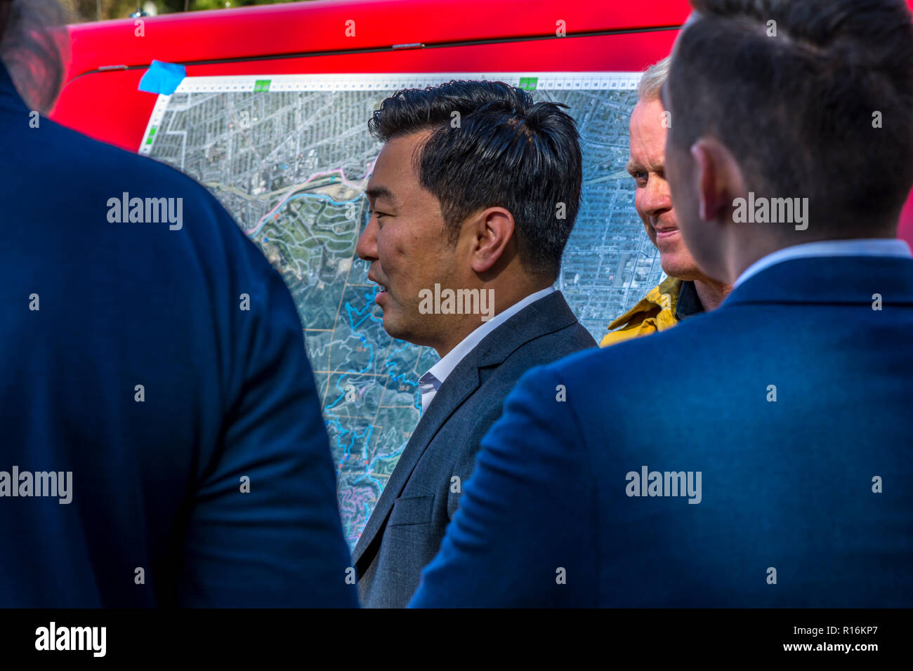 Los Angeles, California, USA. 9th Nov, 2018. Los Angeles Councilman ...
