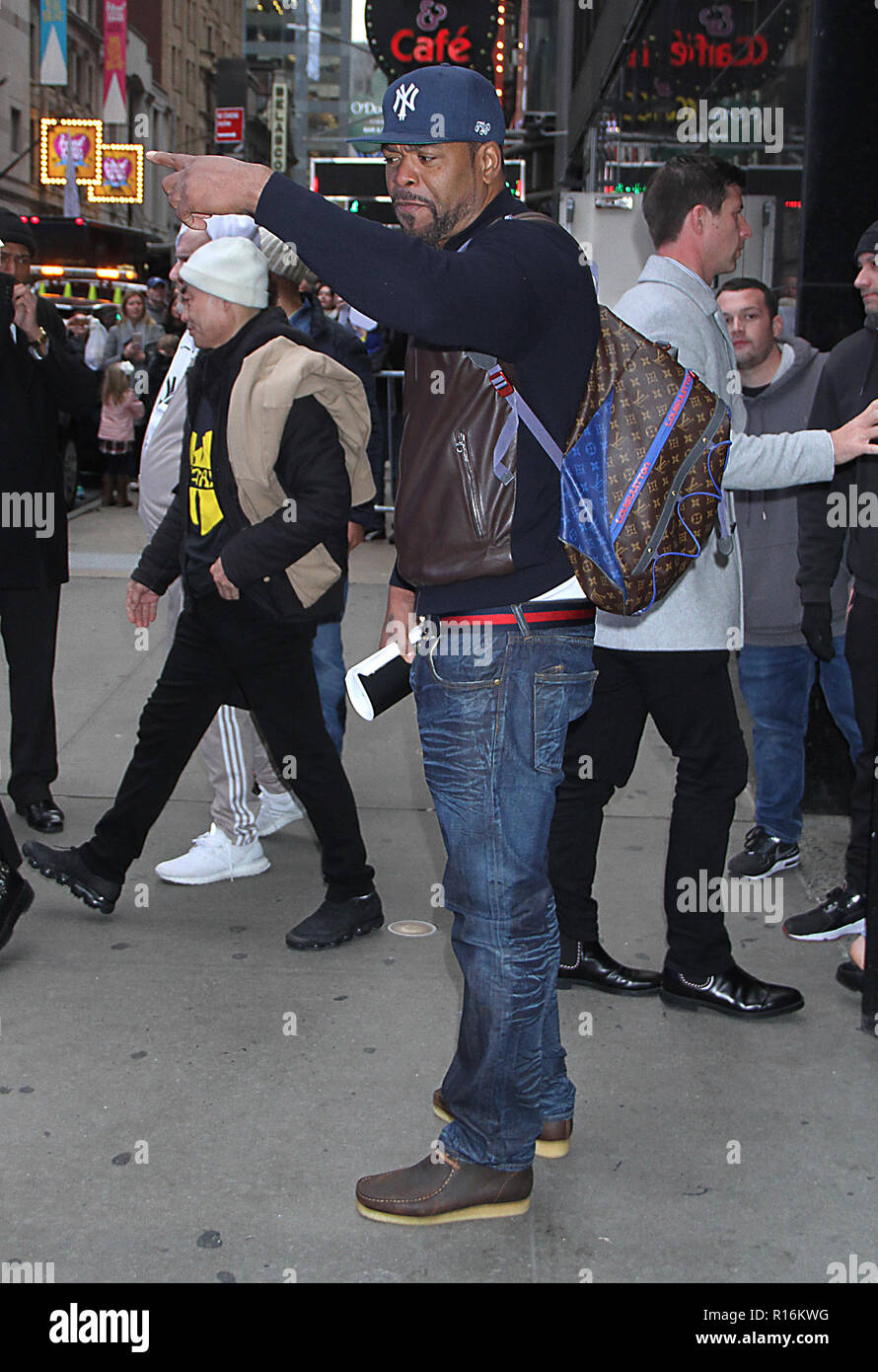 New York, NY, USA. 9th Nov, 2018. Method Man of The Wu Tang Clan seen ...