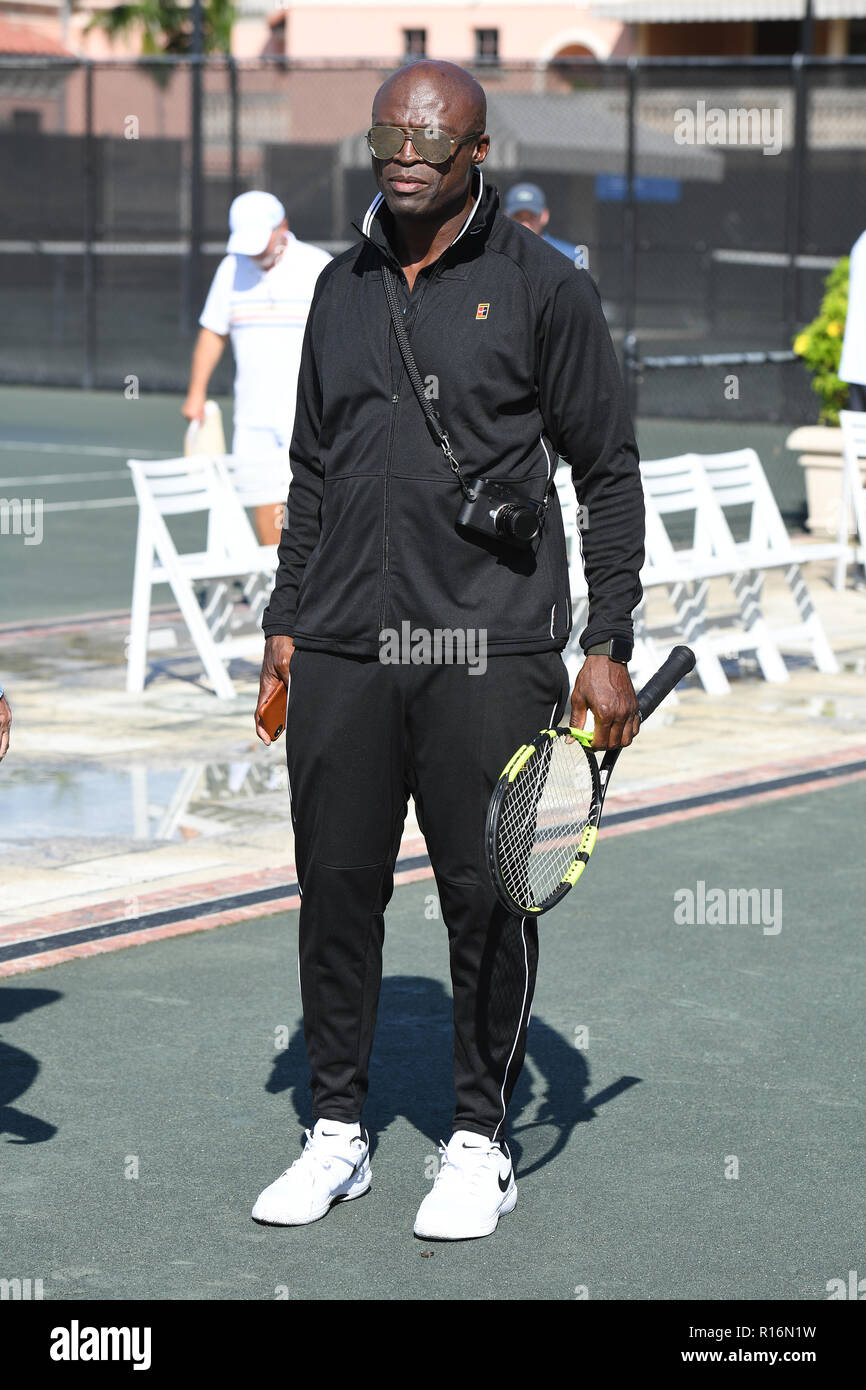 Boca Raton, FL, USA. 09th Nov, 2018. Seal attends the Chris Evert ...
