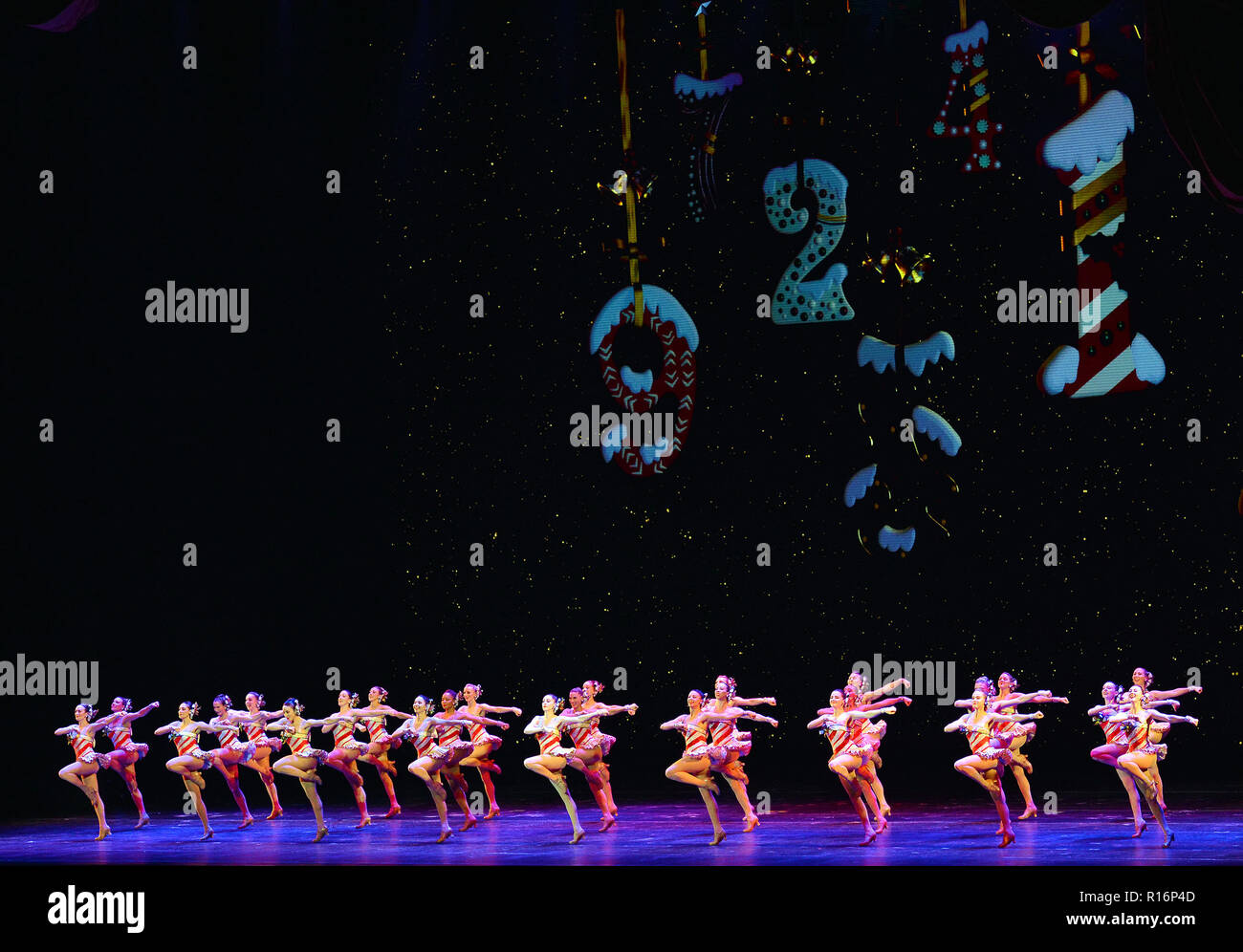 New York, Nov. 9. 1st Jan, 2019. The Rockettes perform during the 2018 ...